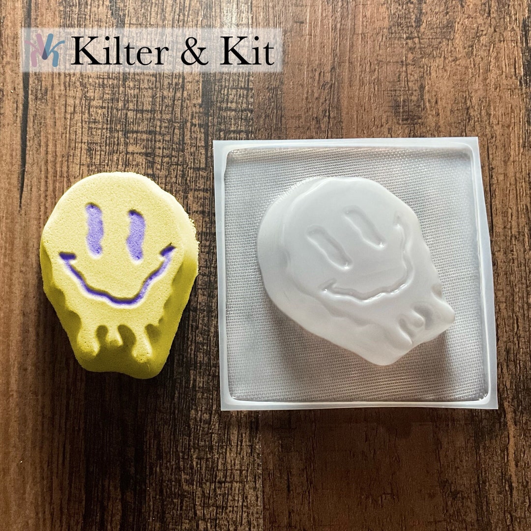 Melty Smiley Mold | Bath Bomb Mold | Plastic Mold | Soap Mold | Craft ...