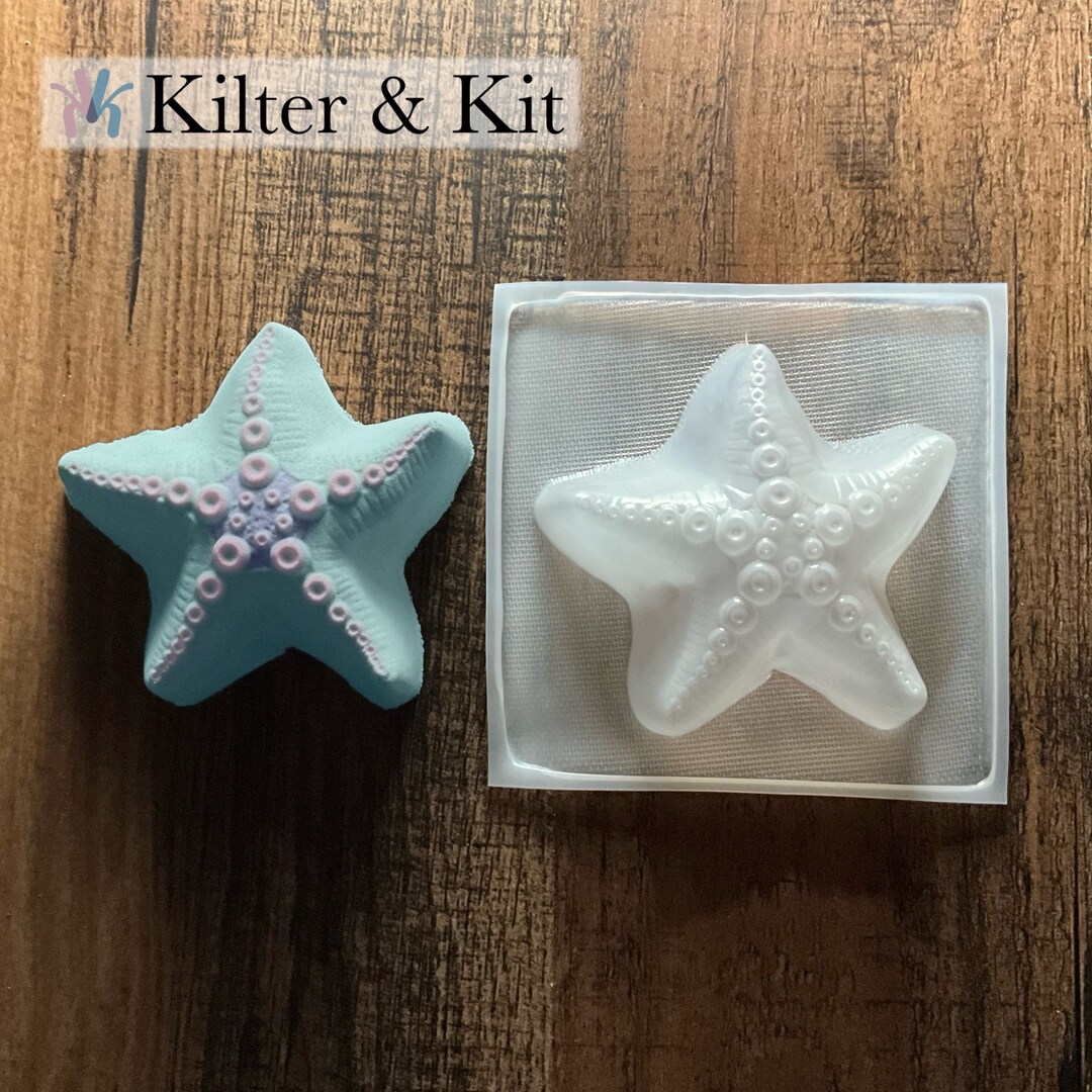 Starfish Mold | Bath Bomb Mold | Plastic Mold | Soap Mold | Craft Mold ...
