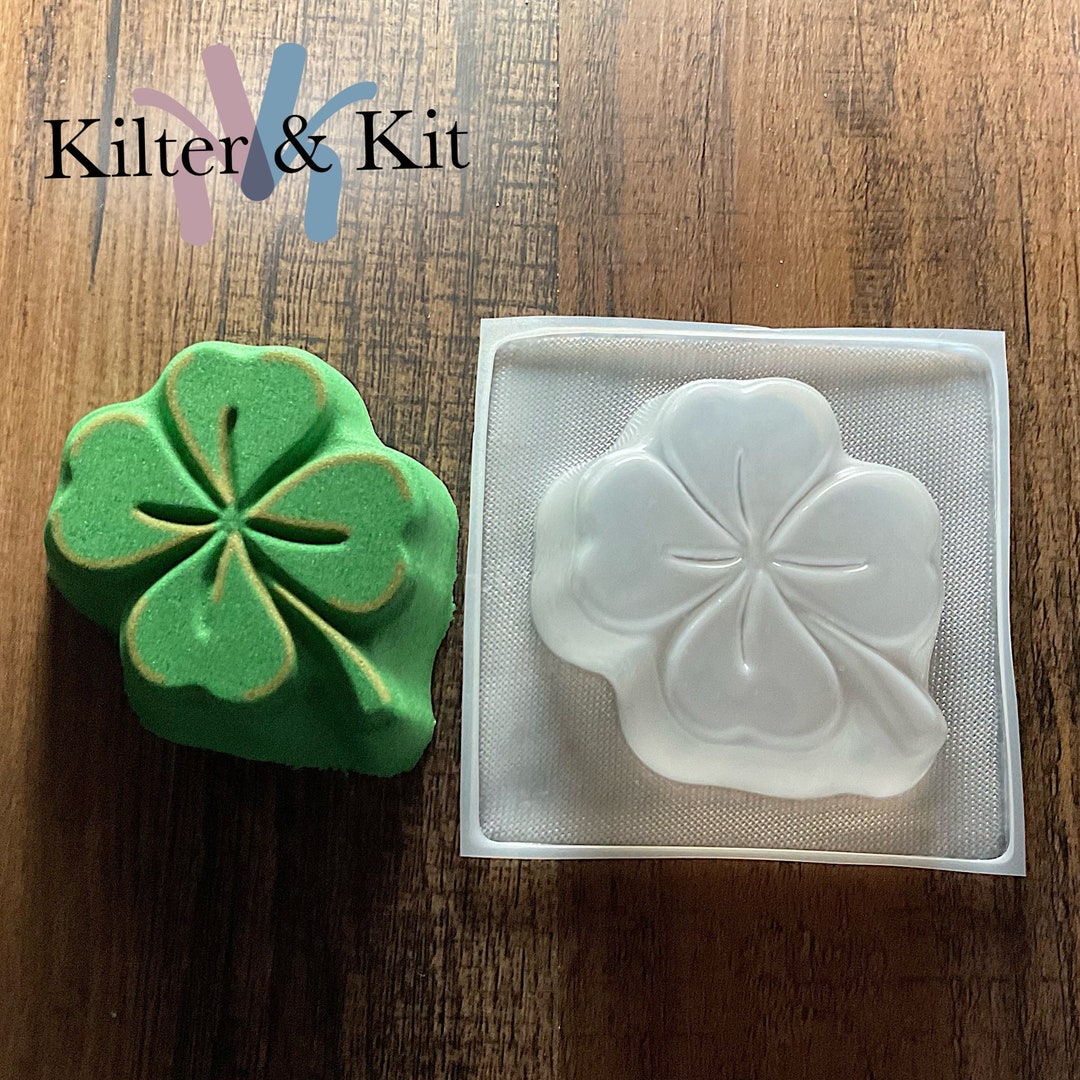 Four Leaf Clover Mold | Bath Bomb Mold | Plastic Mold | Soap Mold ...
