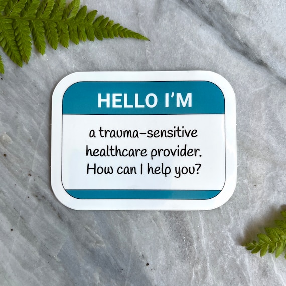 Trauma Sensitive Sticker - Etsy