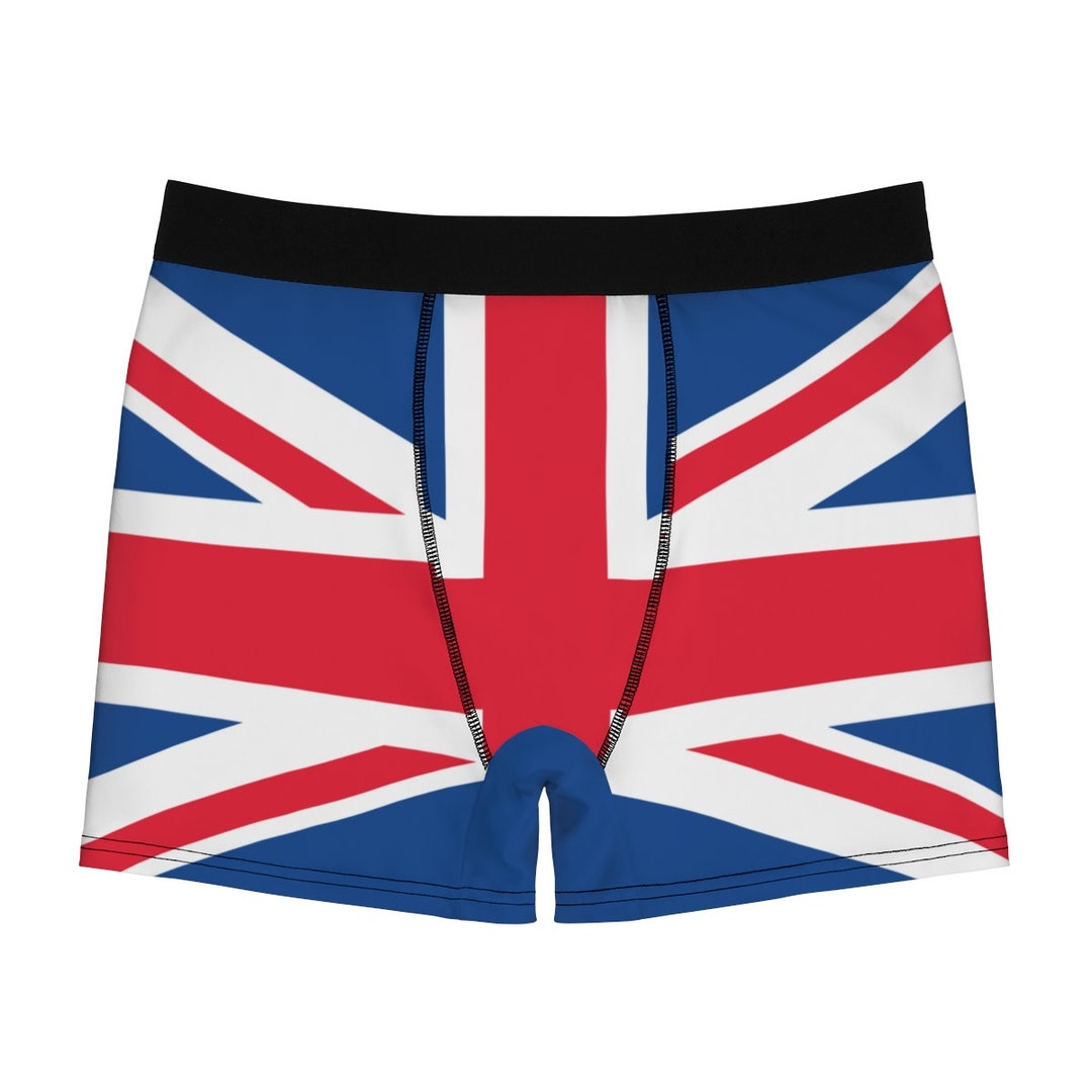 British Flag Men's Boxer Briefs, Union Jack Briefs, British Boxers - Etsy