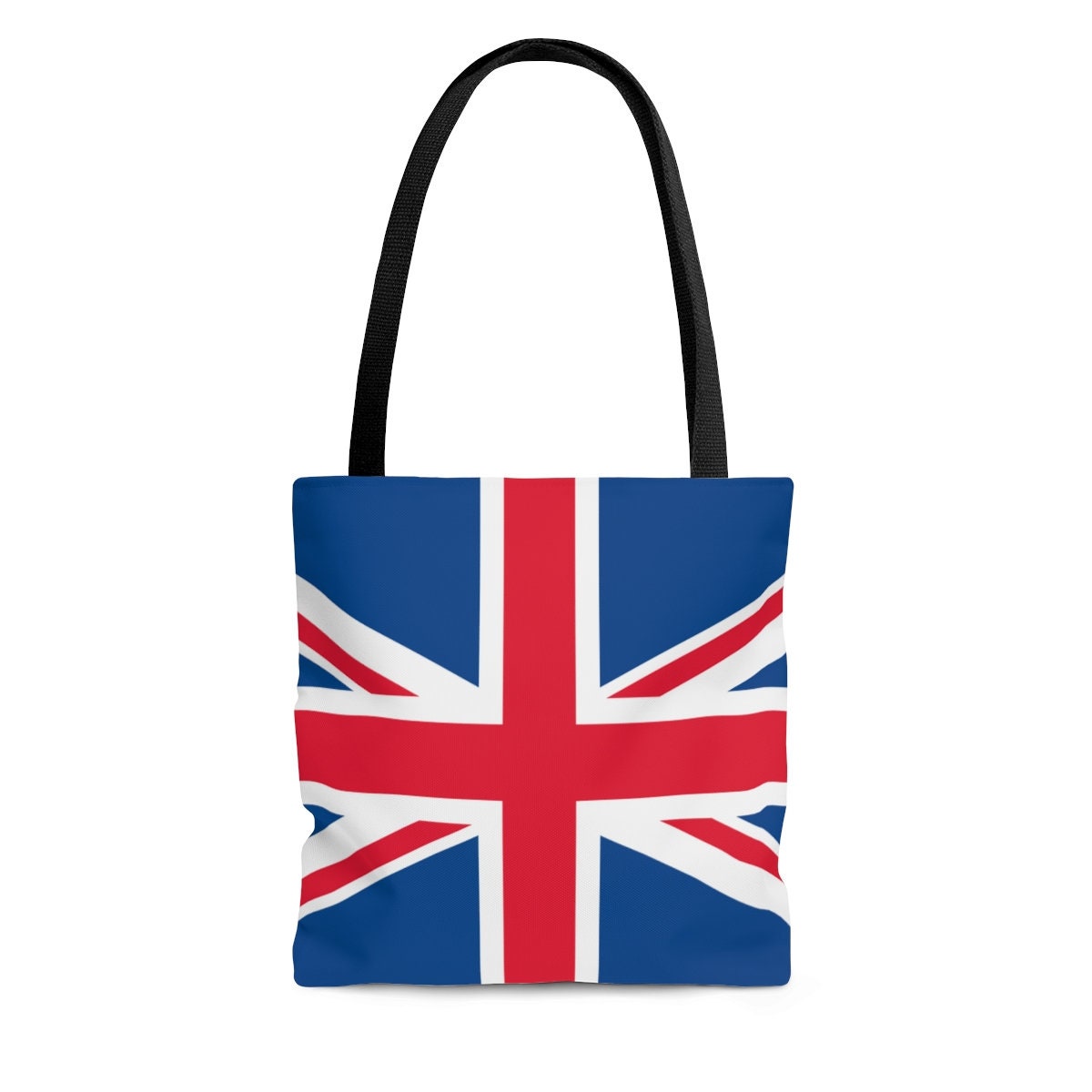 British Flag AOP Tote Bag, Union Jack Tote Bag, British Tote Bag - Etsy