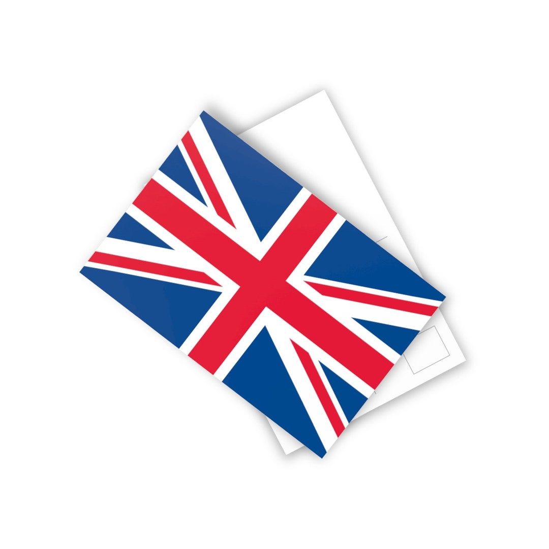 British Flag Postcards. Union Jack Postcards - Etsy
