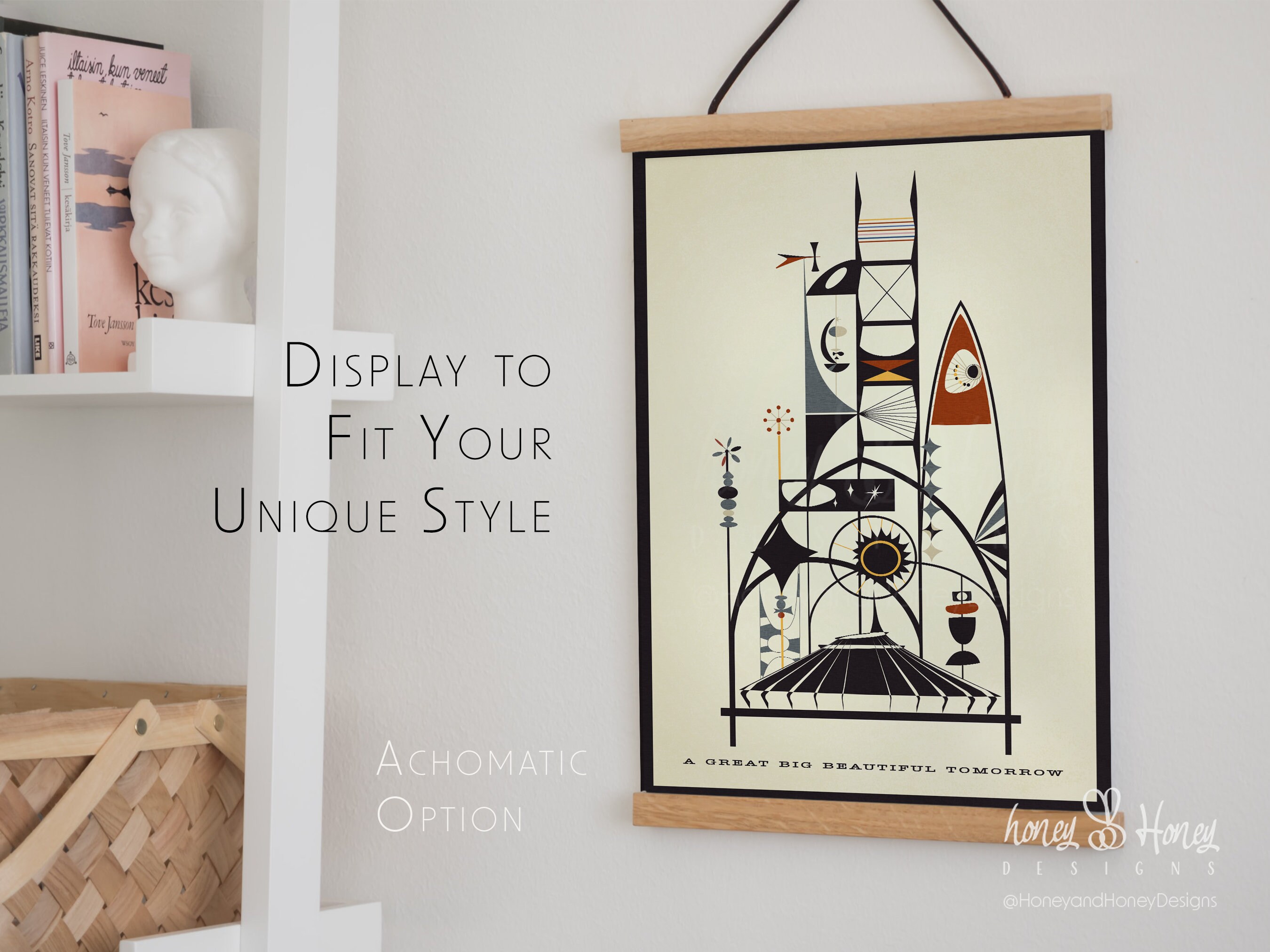 Big Bright Beautiful Tomorrow! Tomorrowland Inspired Art Print, Museum ...