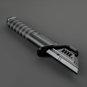 Mandalorian Darksaber Replica Lightsaber - RGB Base Lit, LED Neopixel ...