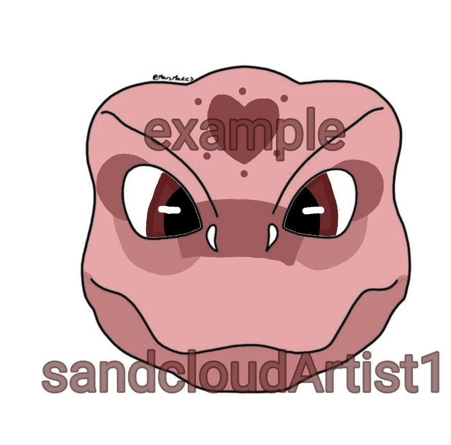 Dino Mask Design Commission3 More Information in the - Etsy