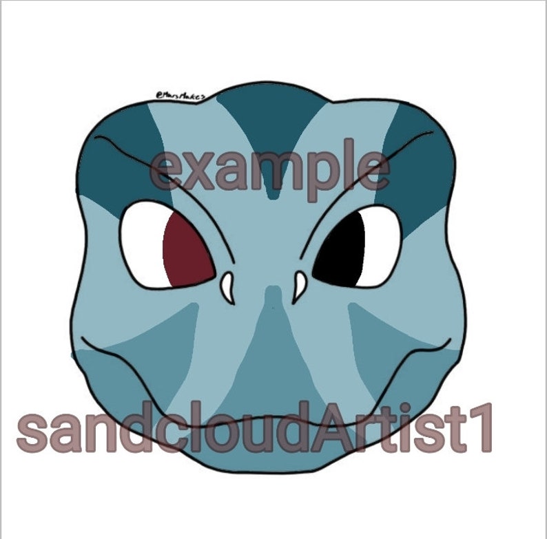 Dino Mask Design Commission3 More Information in the - Etsy