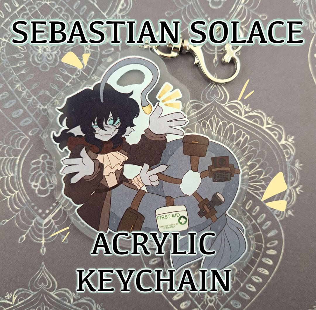 Sebastian Solace - Pressure - Acrylic Keychain - Etsy