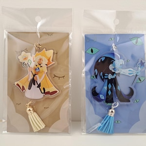 Shadow Milk Cookie and Pure Vanilla Cookie Acrylic Keychains - W/tassel ...