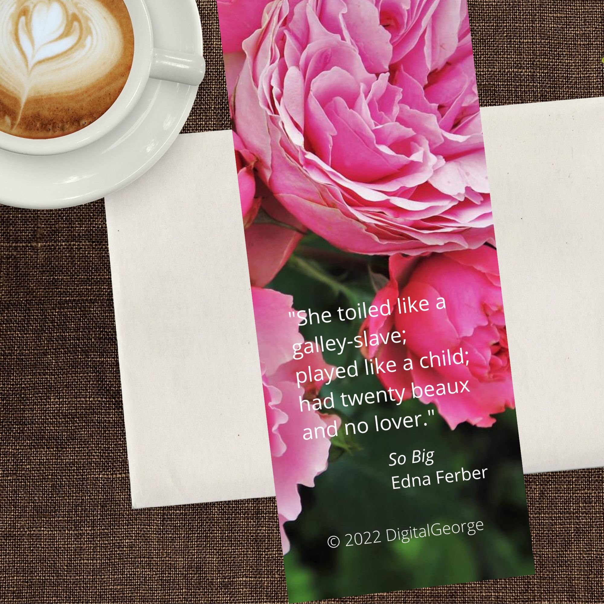 Female Author Printable Bookmarks Set, Instant Download Edna Ferber ...