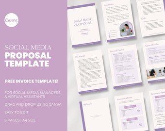 Social Media Proposal Template Freelance Client Proposal Proposal ...