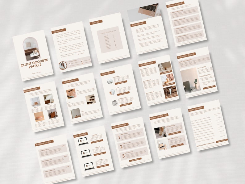 Client Offboarding Packet Template, Goodbye Exit Packet, Service Guide ...