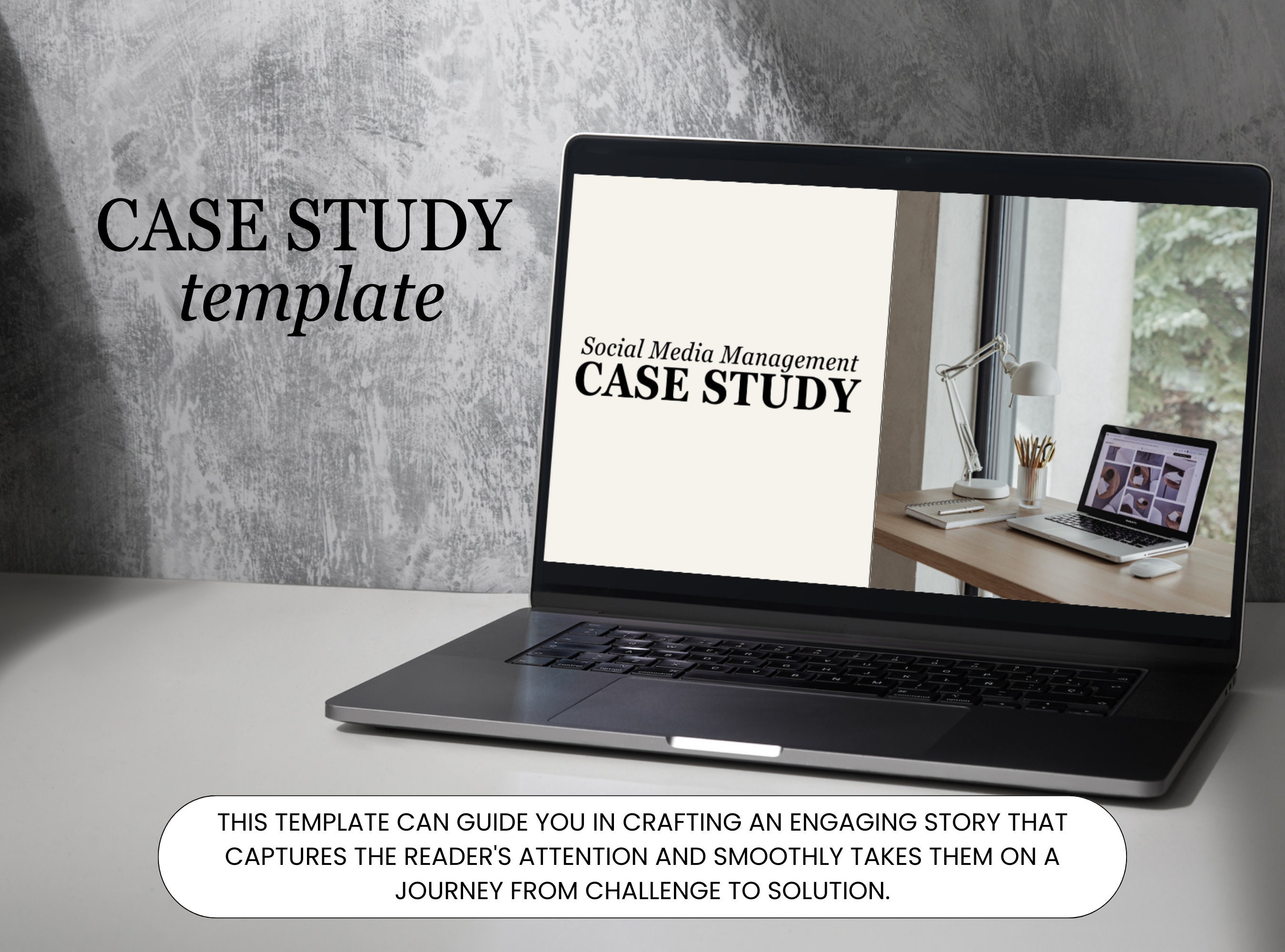 Case Study Template for Social Media Managers, Freelancers, Virtual Assistants, Digital ...