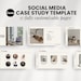 Case Study Template for Social Media Managers, Freelancers, Virtual ...