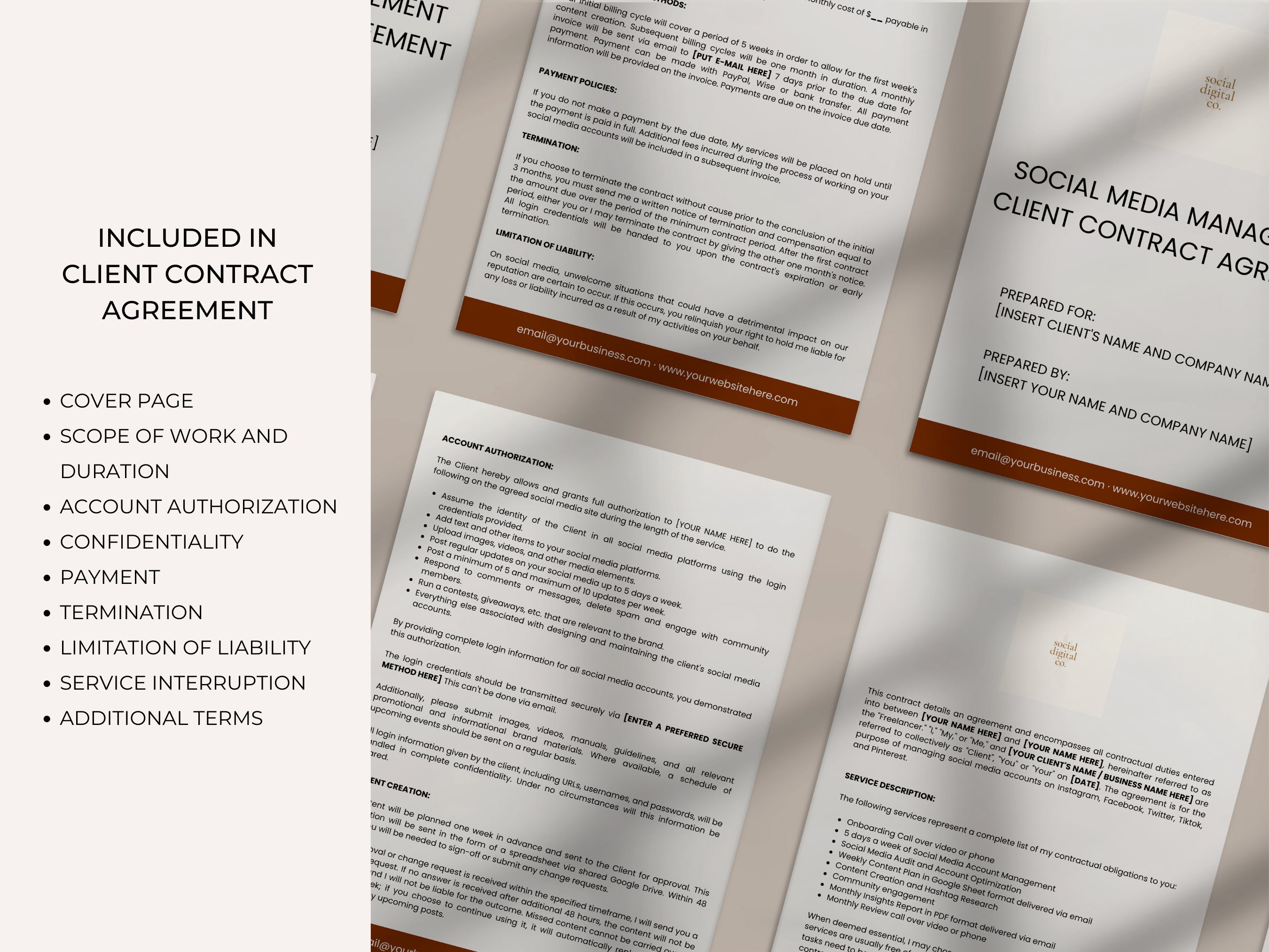 Social Media Manager Starter Kit Social Media Manager Bundle Social ...