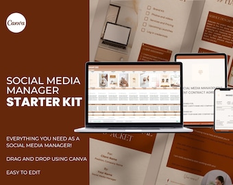 Social Media Manager Starter Kit Social Media Manager Bundle Social ...