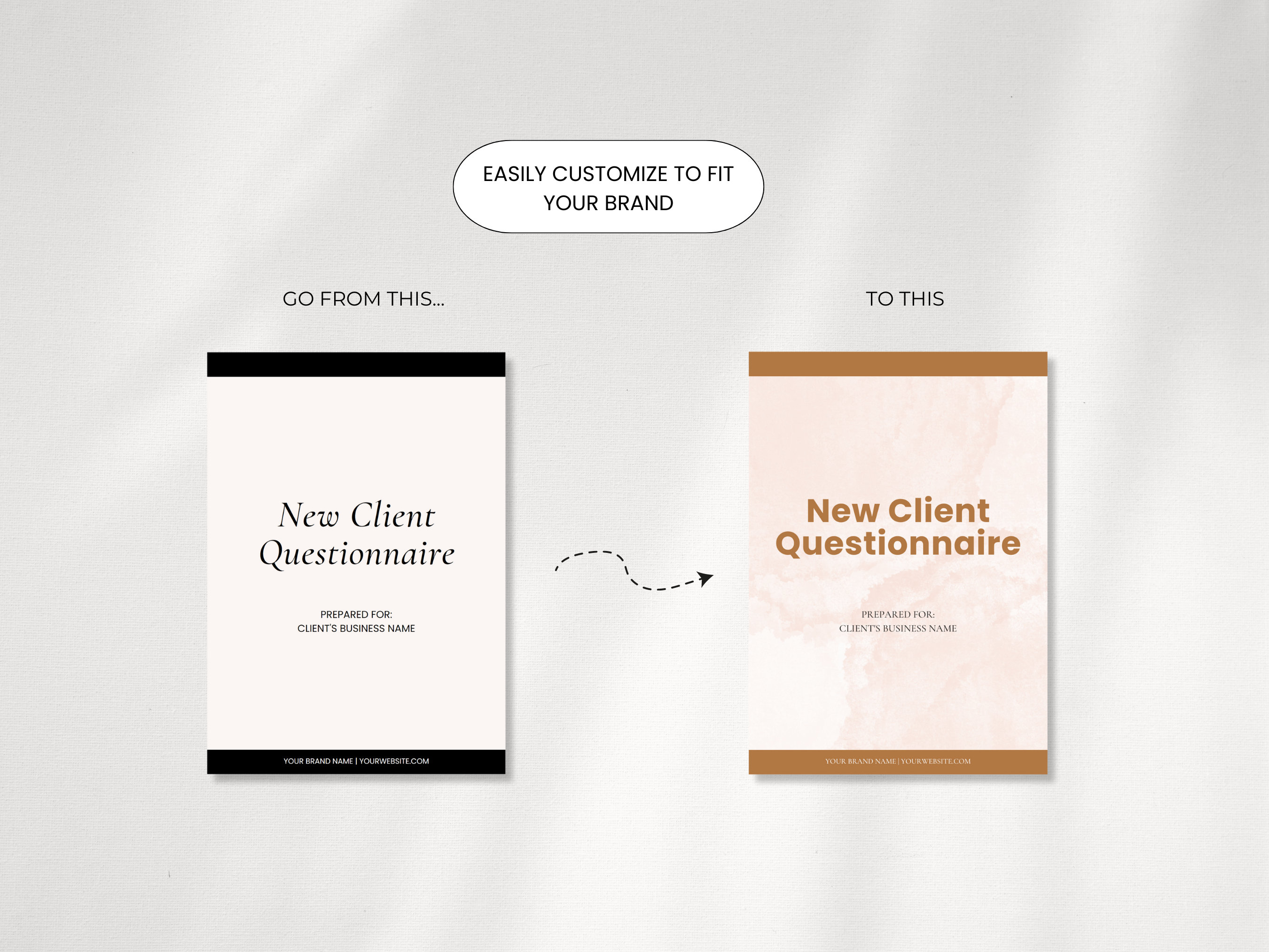New Client Questionnaire Survey Template Canva Business Templates for ...