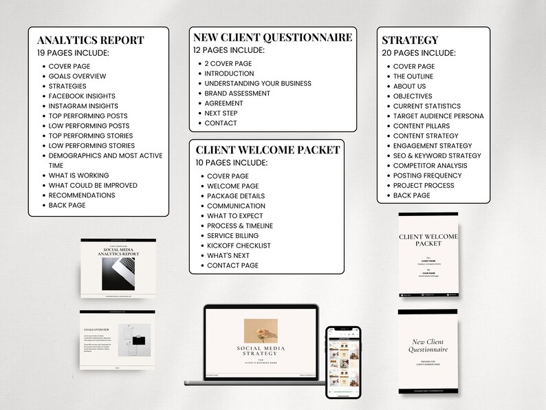 10 in 1 Social Media Manager Starter Kit Social Media - Etsy