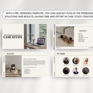 Case Study Template for Social Media Managers, Freelancers, Virtual ...