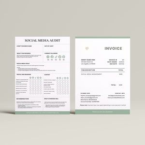 Social Media Audit Template for Social Media Managers | Client ...