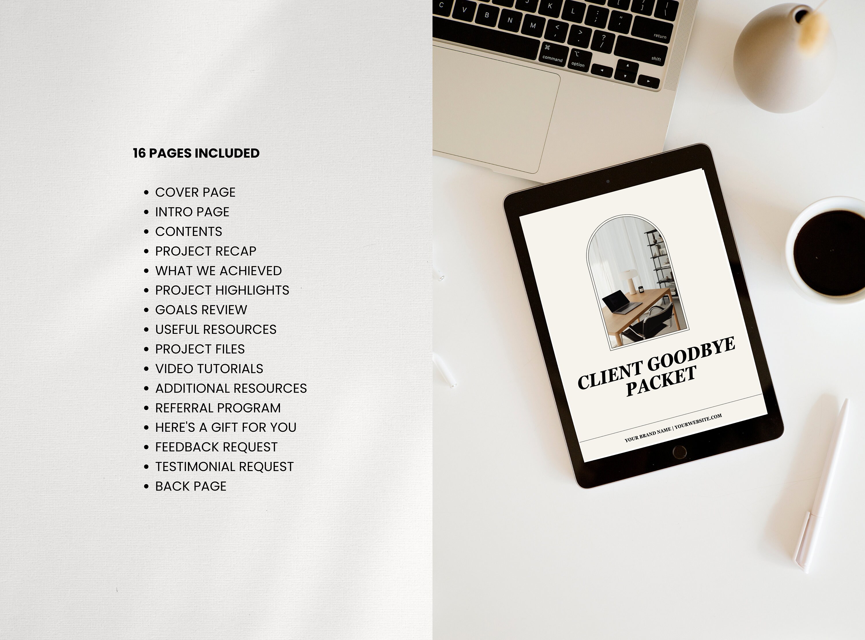 Client Offboarding Canva Template, Client Goodbye Packet, Client Exit ...