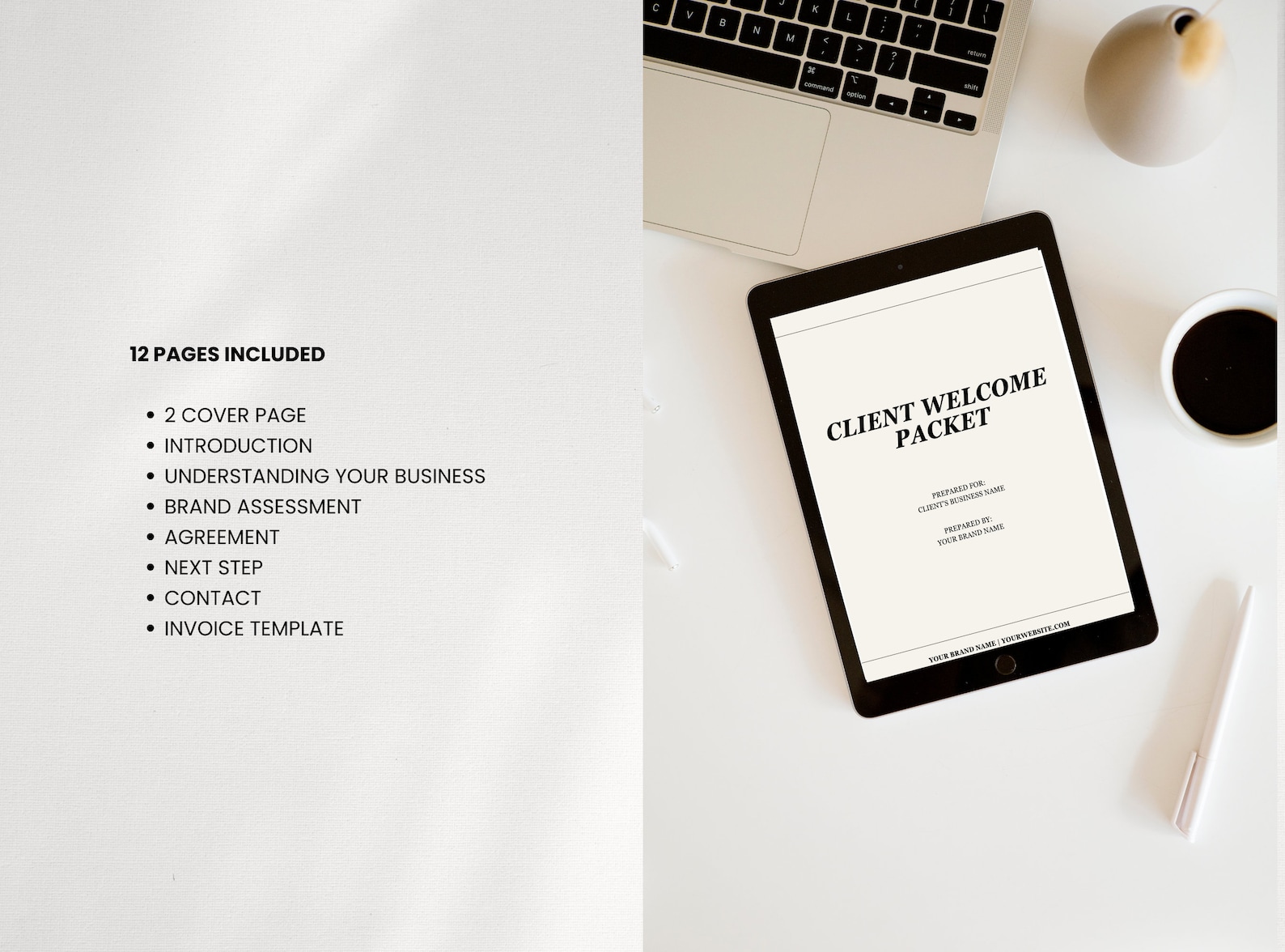 New Client Onboarding Welcome Packet for Social Media Manager, Canva ...