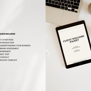 New Client Onboarding Welcome Packet for Social Media Manager, Canva ...