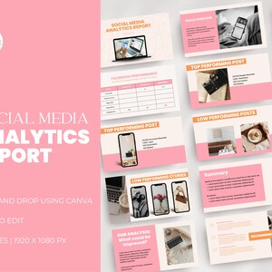 Social Media Analytics Report Template Social Media Performance Report ...
