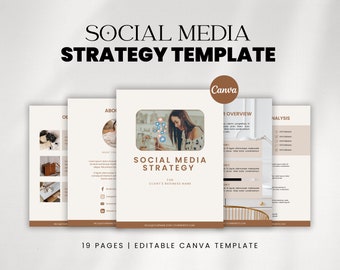 Social Media Proposal Template Freelance Client Proposal - Etsy