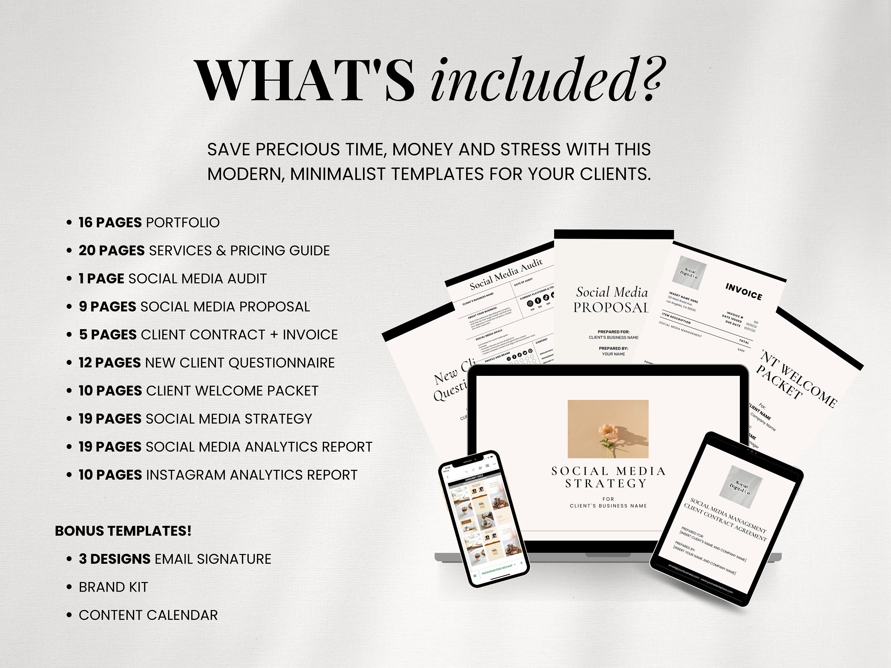 10 in 1 Social Media Manager Starter Kit Social Media - Etsy