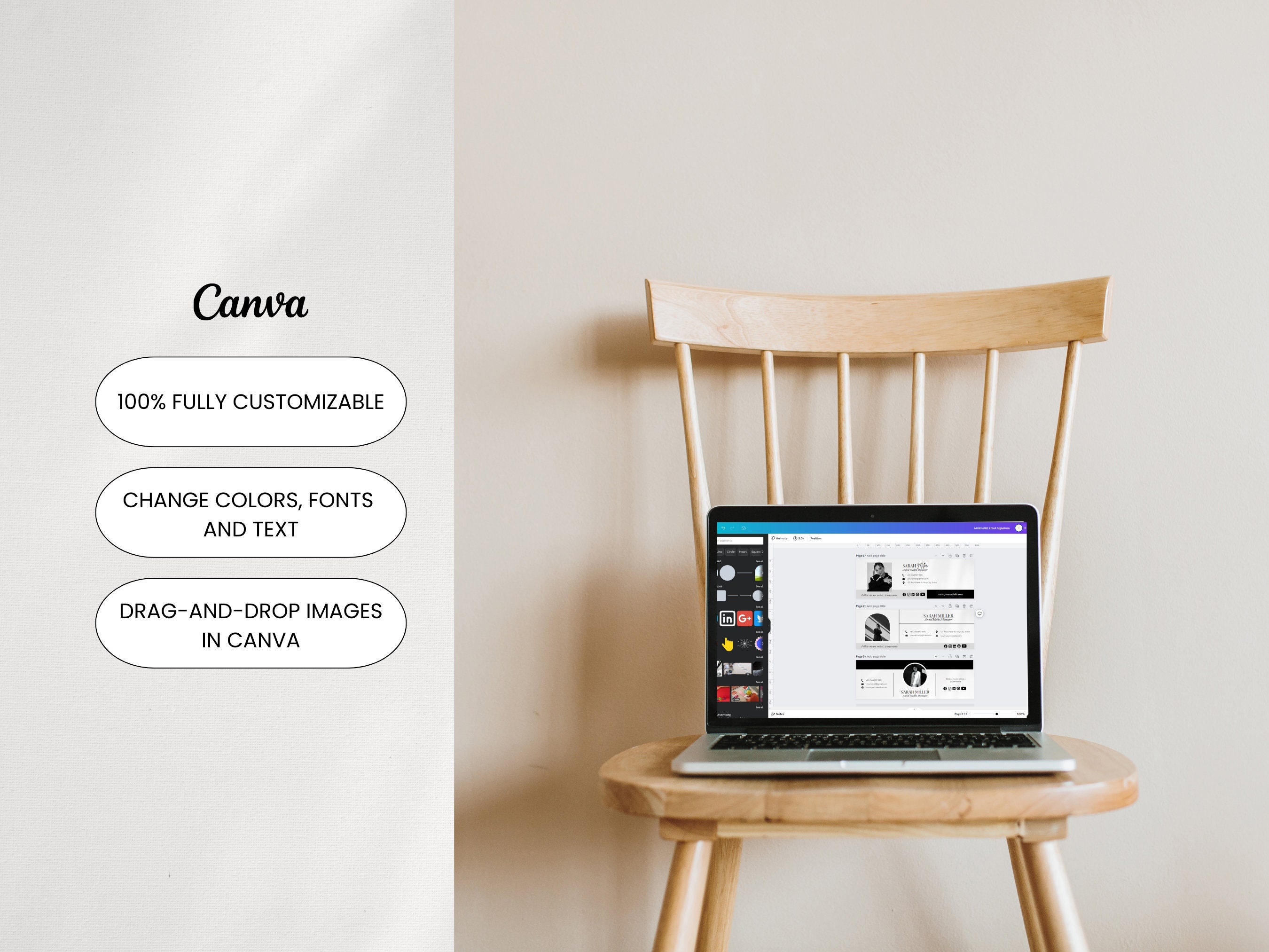 Email Signature Template Bundle Custom Signature Design - Etsy