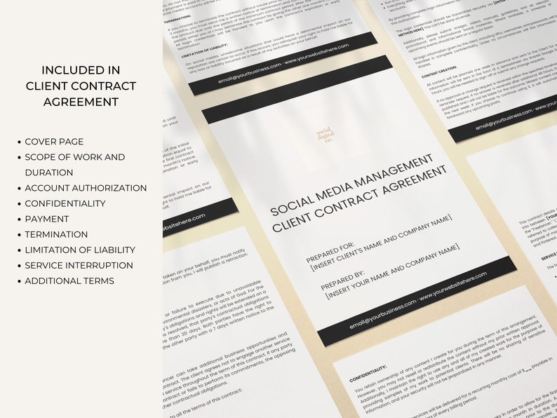 Social Media Manager Starter Kit Social Media Manager Bundle Social ...