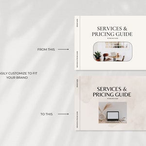 Services and Pricing Guide Template | Welcome Guide | Services and ...