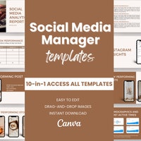 10 in 1 Social Media Manager Starter Kit Social Media Management ...