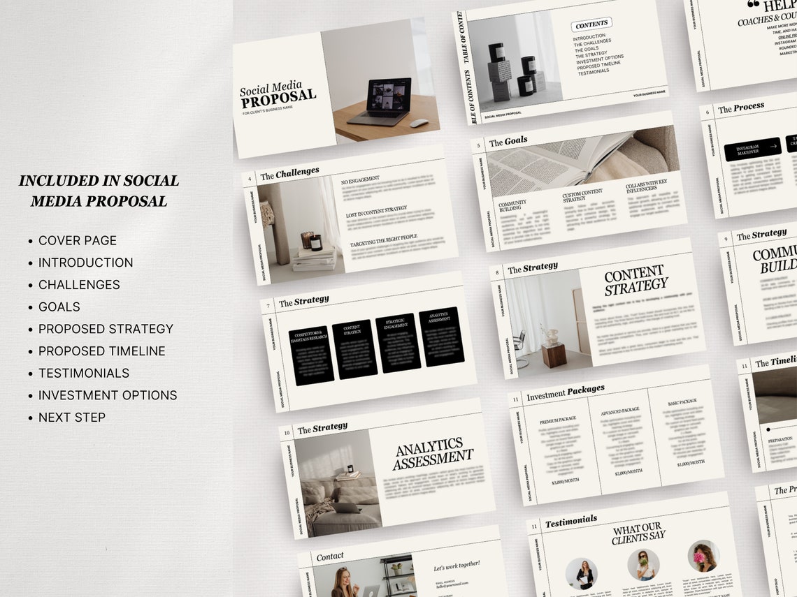 10 in 1 Social Media Manager Starter Kit Social Media Management ...