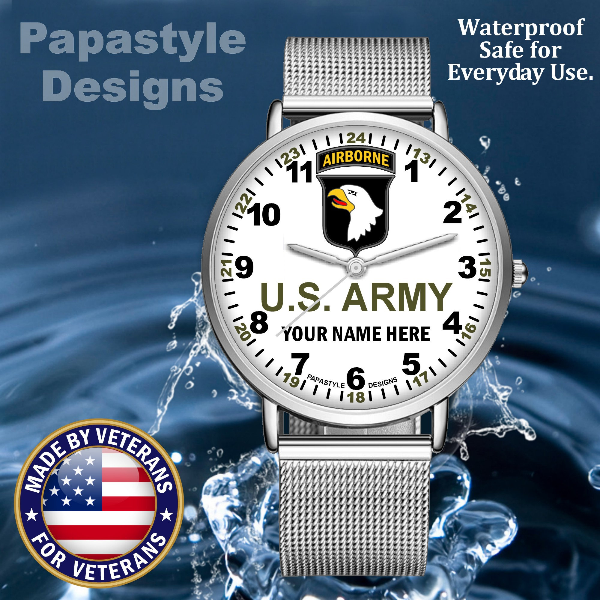 US Army 101st Airborne Division Veteran Personalized - Etsy