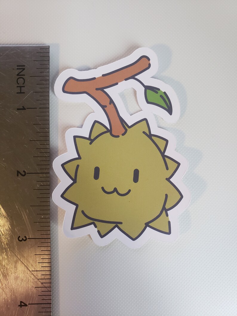 Durian Sticker Die Cut Sticker, Sticker, Cute Stickers, Sticker Pack ...