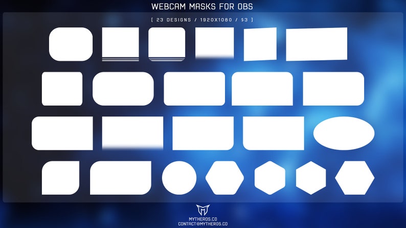 Webcam Masks for OBS / Cam Boxes - Etsy