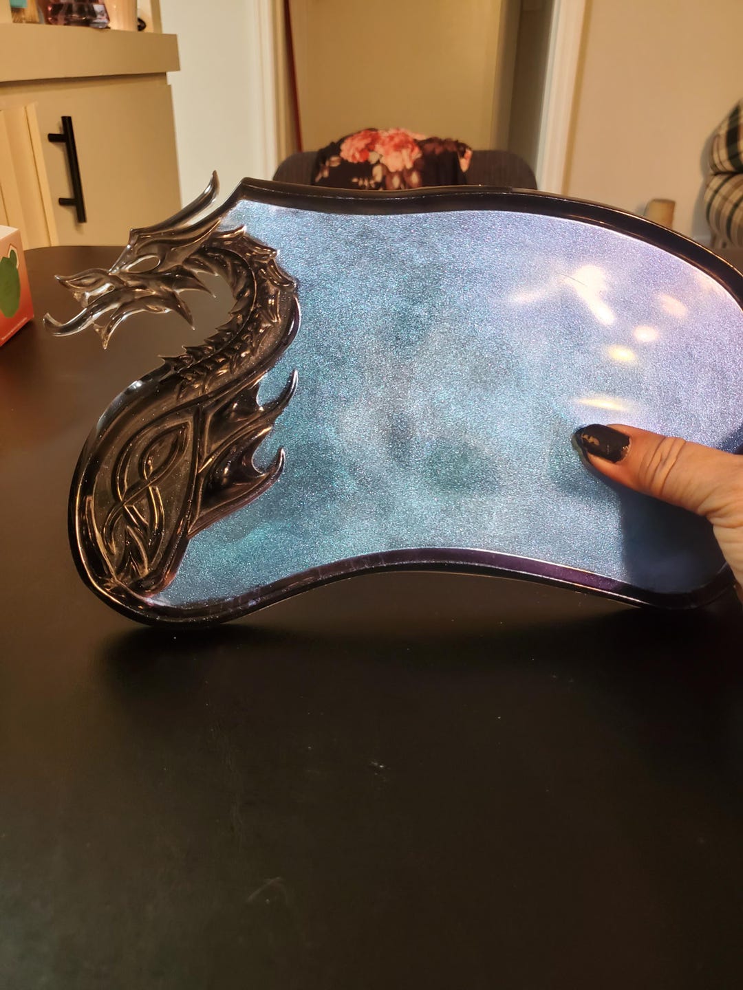 Handcrafted Resin Dragon Tray - Etsy