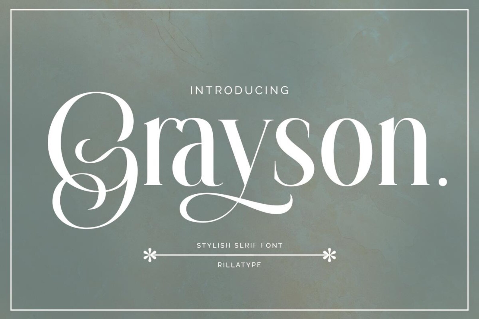 Grayson Serif, Serif, Display Font, Wedding Font, Headline, Swash, Swash Font, Fashion, Feminine ...