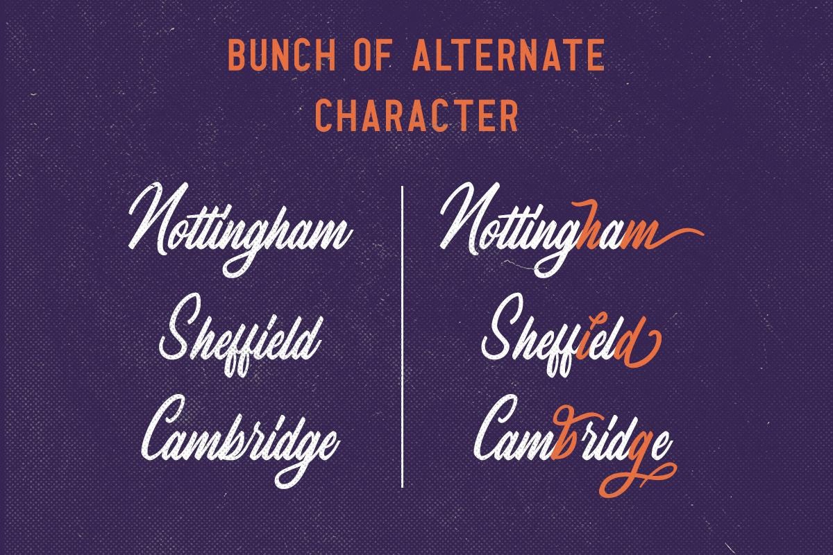 The Greyhound Font Duo: Retro Script & Sans (+bonus) - Etsy