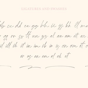 Bellingham Script Font: Organic Handwritten Signature Font - Etsy