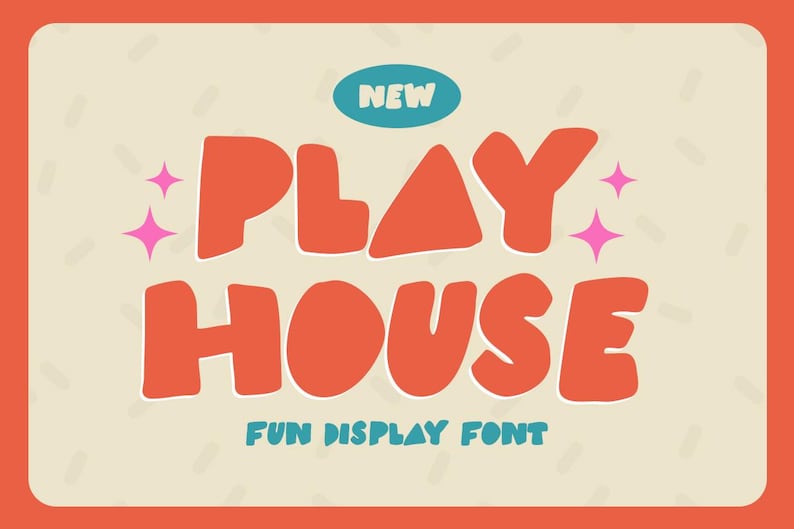 Play House - Display Font, Bold Font, Bold, Headline, Children, Book ...