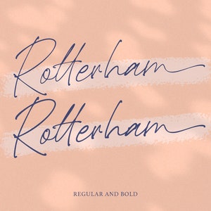 Bellingham Script Font: Organic Handwritten Signature Font - Etsy