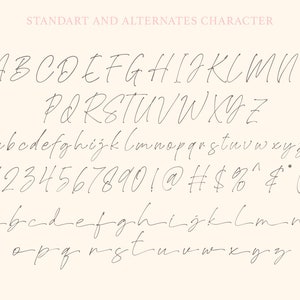 Bellingham Script Font: Organic Handwritten Signature Font - Etsy