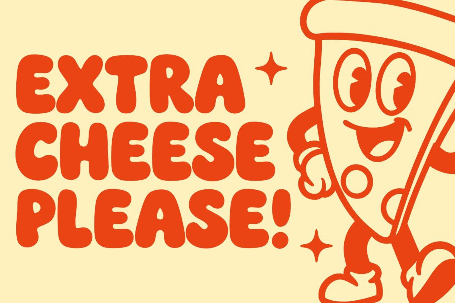 Chubby Dinner - Retro Fast Food Font Retro Font, Bubble Font, Diner ...