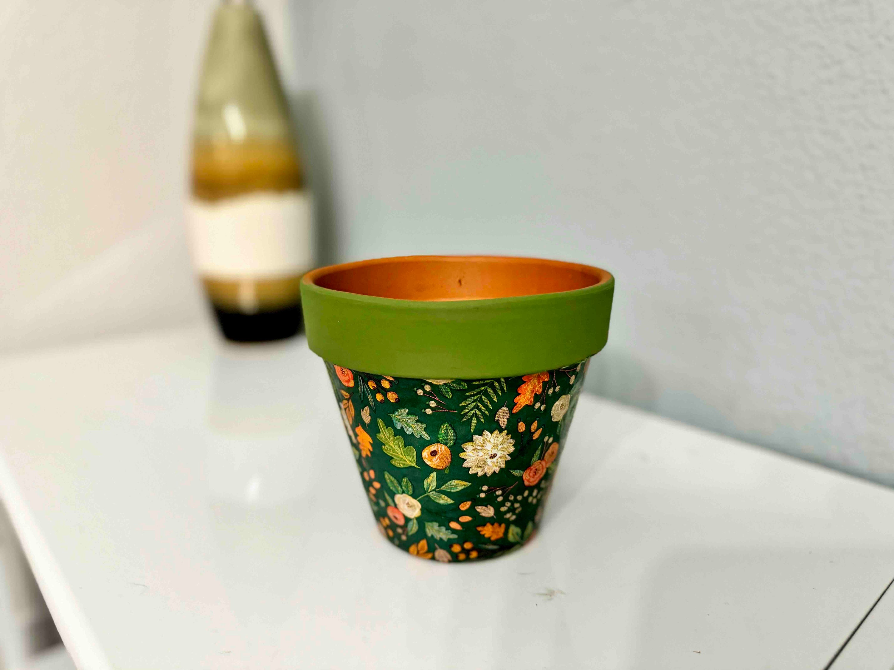 Terracotta Plant Pot 6 Inch Flower Pot Fall/spring Decor Clay Pot With ...