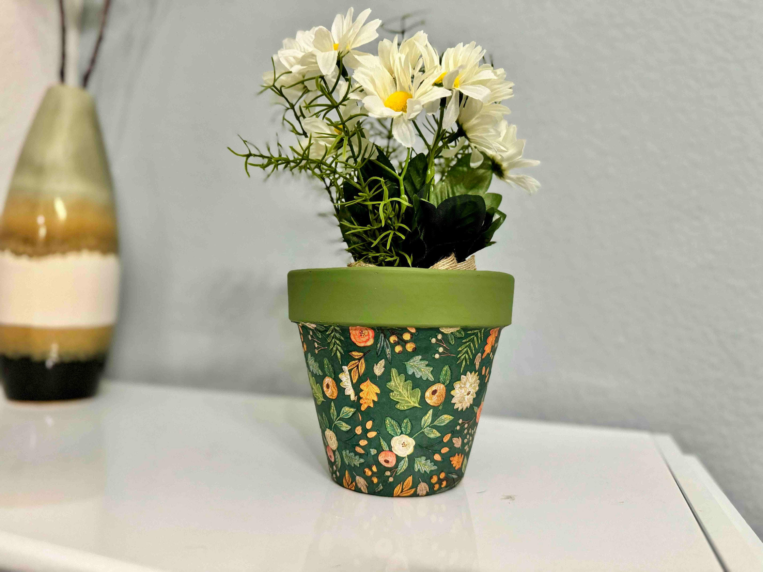 Terracotta Plant Pot 6 Inch Flower Pot Fall/spring Decor Clay Pot With ...