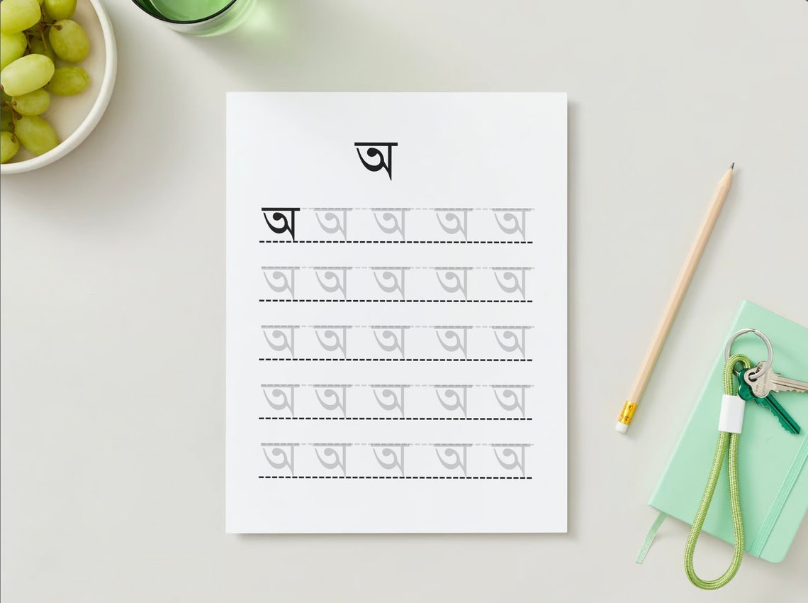 Printable Bangla Alphabet 50 Worksheets || Homeschooling Bangla ...