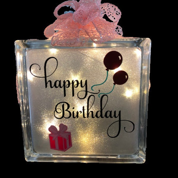 Happy Birthday Window Cling - Etsy